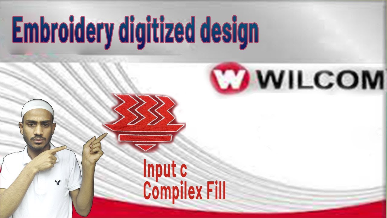 How to Embroidery digitized design - YouTube