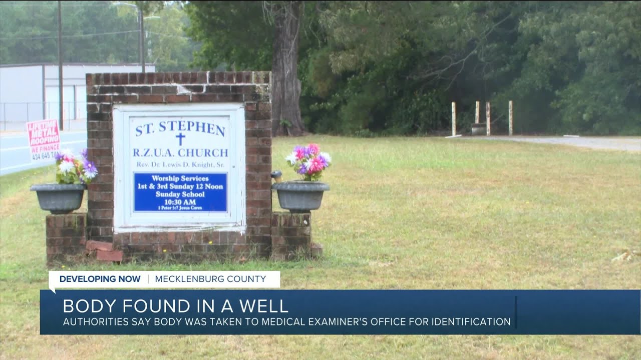 Body recovered from Mecklenburg County well - YouTube