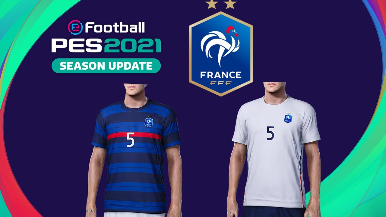 PES 2021 - UNIFORME/KITS FRANCIA - YouTube