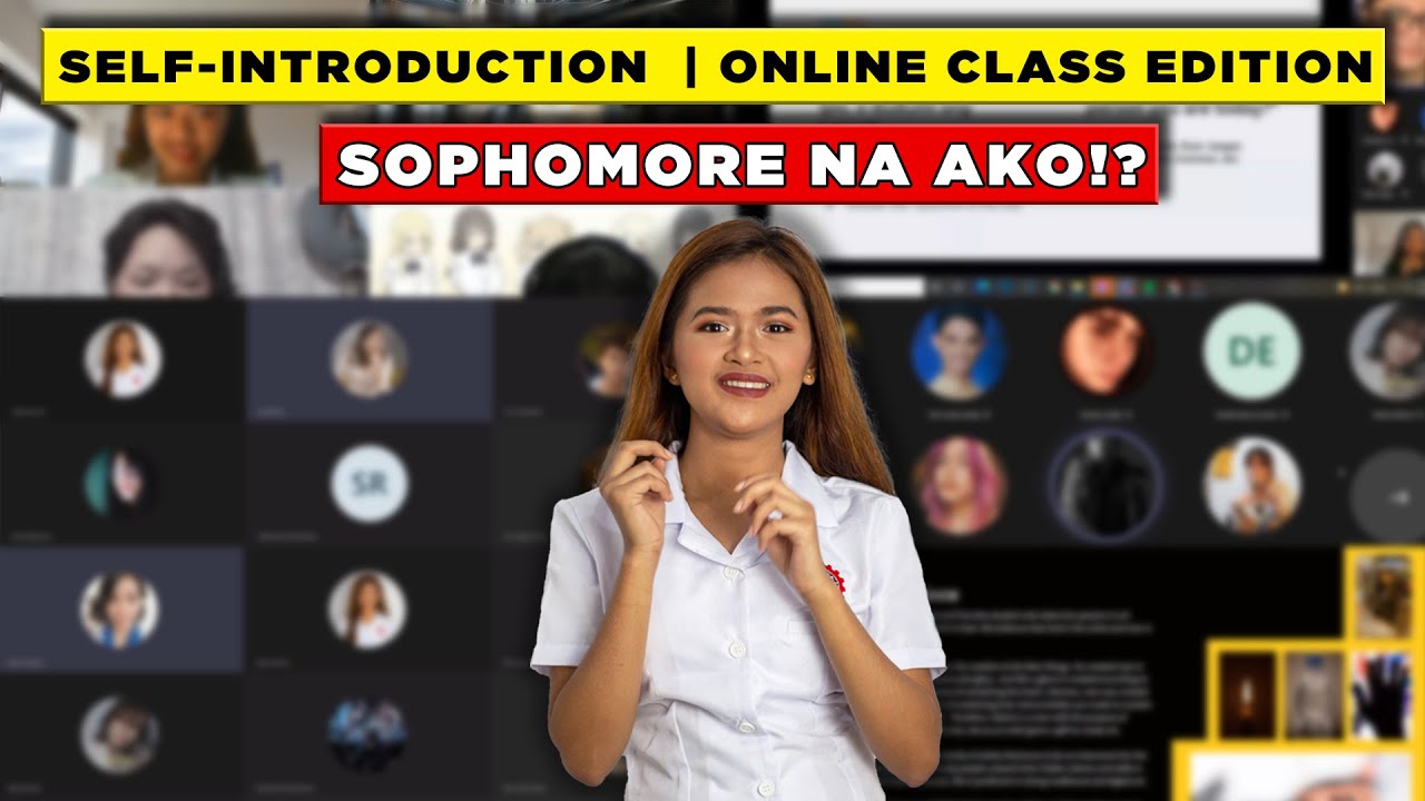 SELF-INTRODUCTION | ONLINE CLASS EDITION | VLOG | SOPHOMORE - YouTube