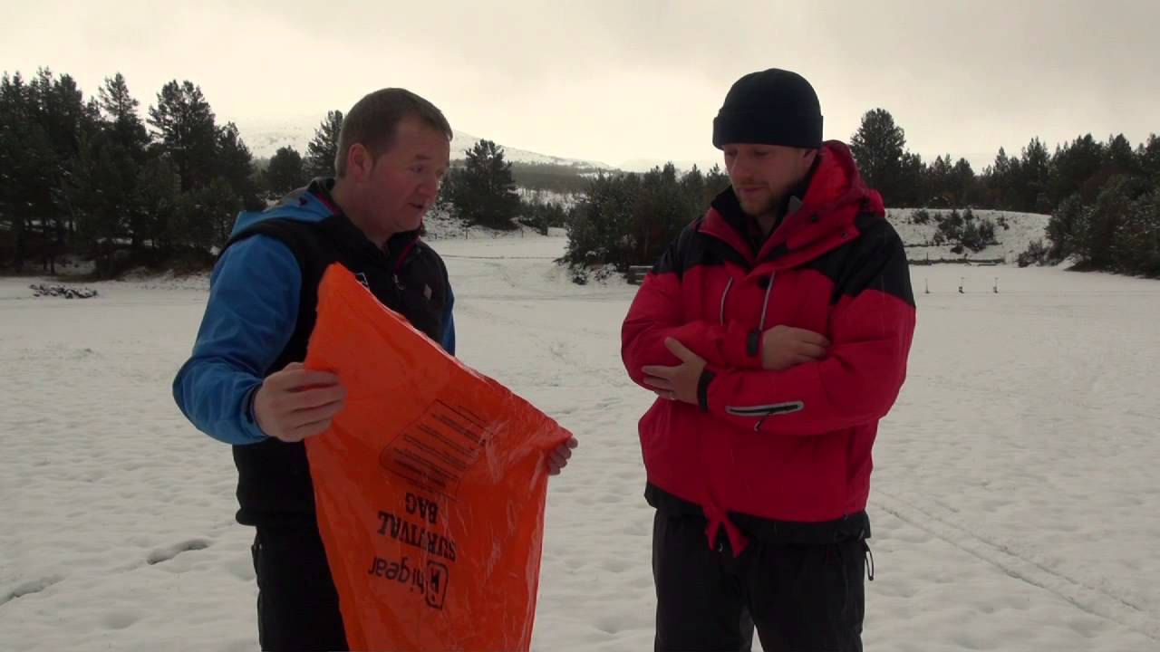 WEMSI: Using a survival bag as a triangular bandage - YouTube