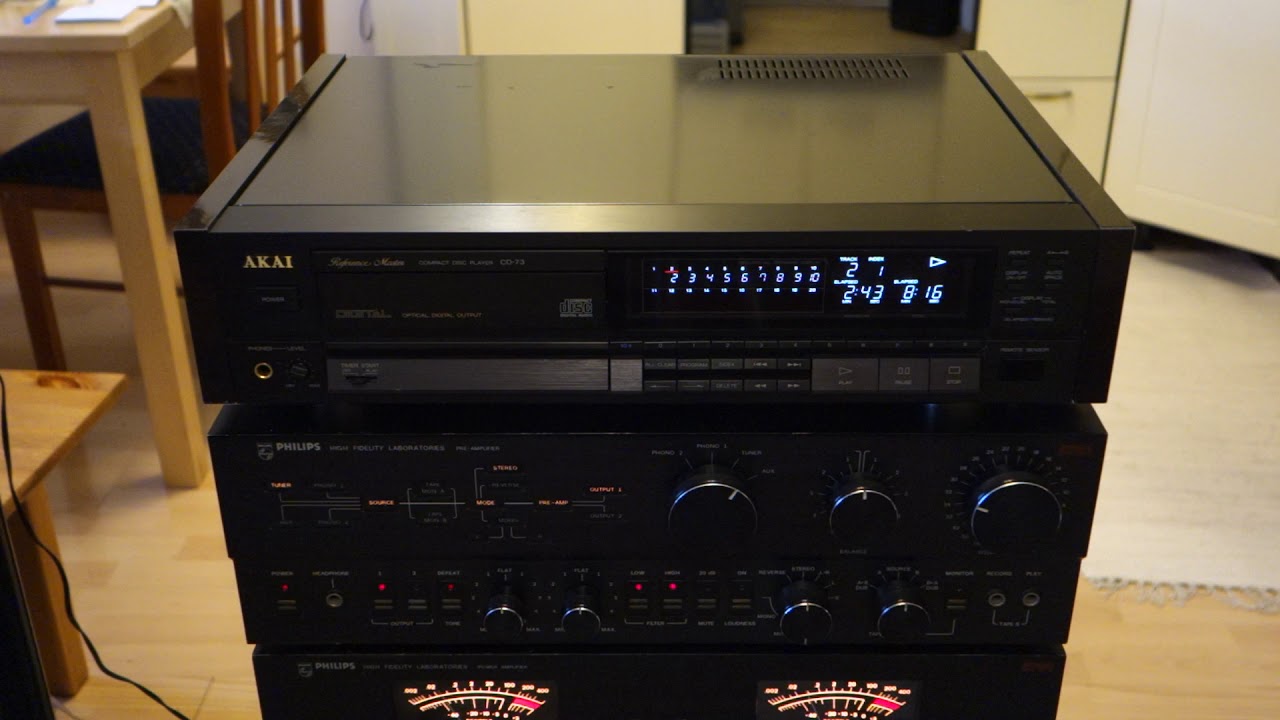Akai CD-73 & Philips 5781&5721 & Sony G3 - YouTube