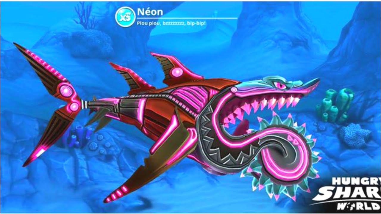 Hungry Shark World || Shin Sharkjira Unlocked All 42 Shark Unlocked ...