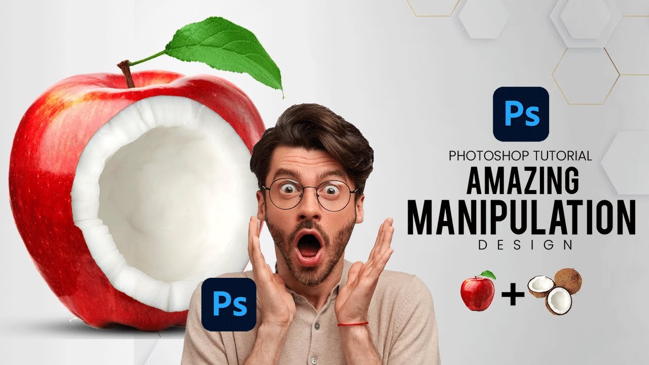 Coconut Apple Photo Manipulation with Photoshop | Photoshop Tutorial ...