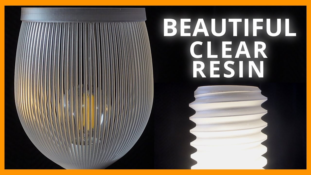 Excellent clear water washable resin - NOVA3D - YouTube