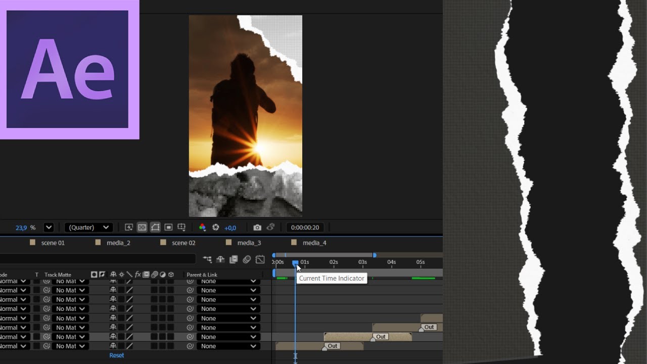 “8 Unique Torn Paper Transitions” – What’s Inside the After Effects ...