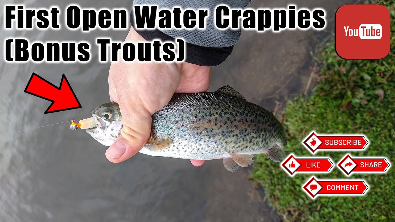 Wisconsin Fishing - First Open Water Crappies, Bonus Trouts (5-1-2022 ...