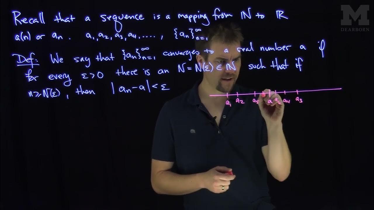 Definition of Convergent Sequences - YouTube