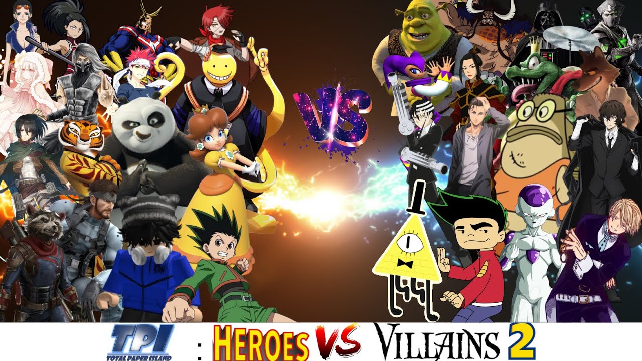 Total Paper Island: Heroes vs Villains 2 Episode 21 - YouTube