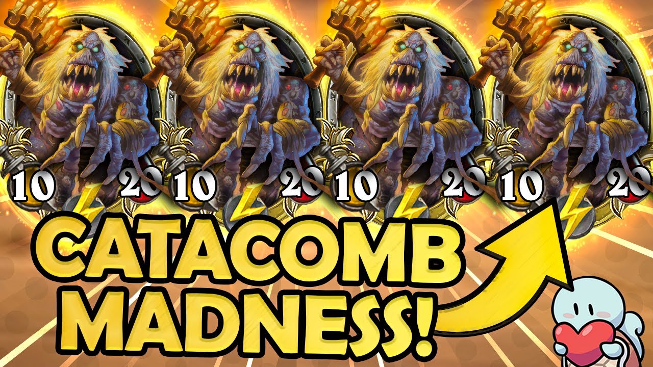 QUADRUPLE GOLDEN CATACOMB CRASHER! | Hearthstone Battlegrounds - YouTube