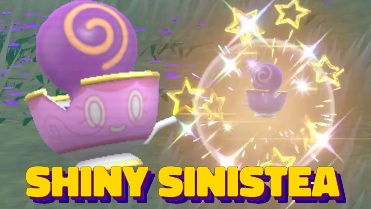 Shiny Pokemon Reaction | Sinistea in Pokémon Violet - YouTube