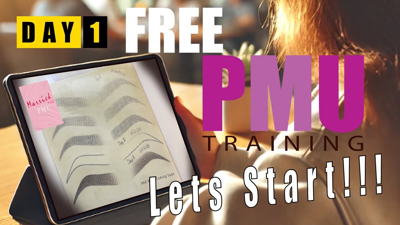 PMU Free Ombre Training Day 1 | Shading and Shading Connection - YouTube