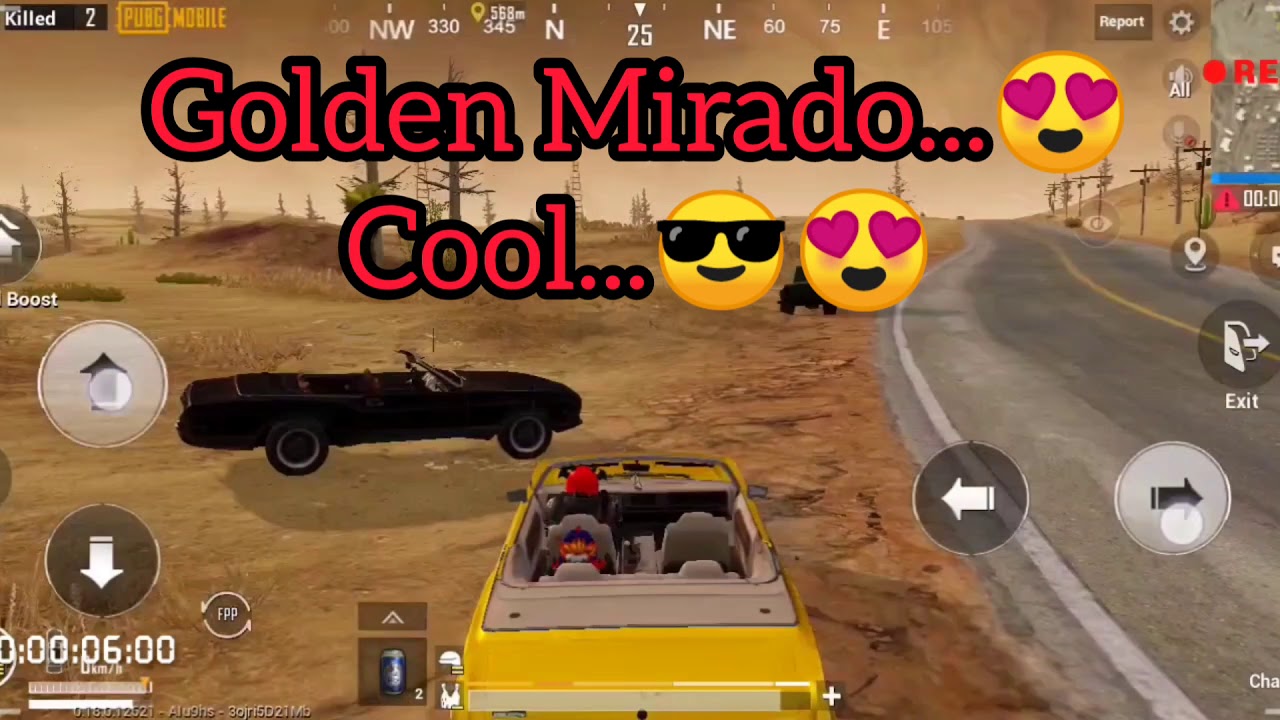 Golden Mirado location, difference and top speed???!!! - YouTube