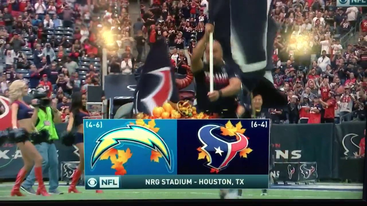 NFL on CBS intro 2016 Chargers at Texans - YouTube