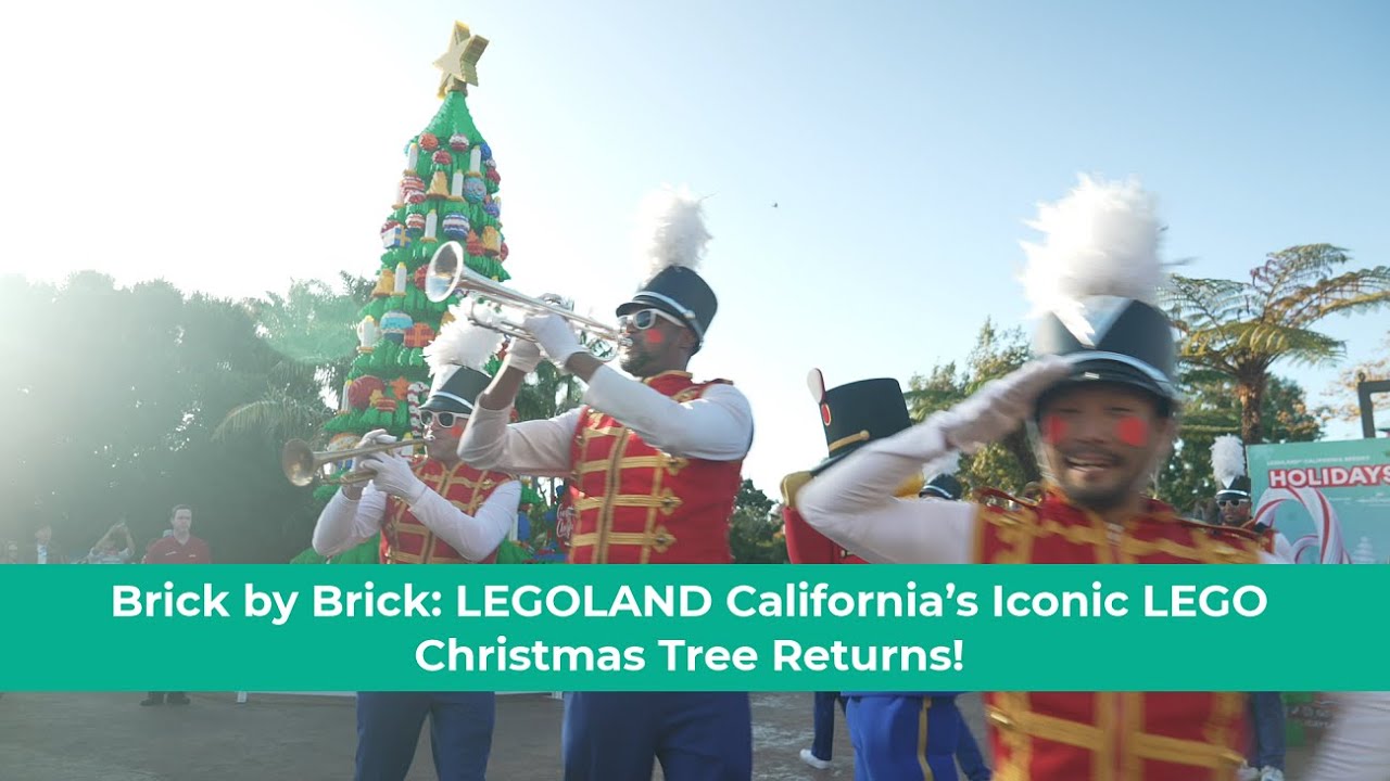 Brick by Brick: LEGOLAND California’s Iconic LEGO Christmas Tree ...