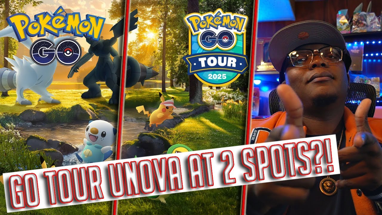 Pokémon Go: Go Tour Unova at 2 Different Spots?!?!?! - YouTube