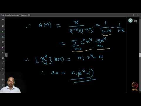 Exponential Generating Function - YouTube