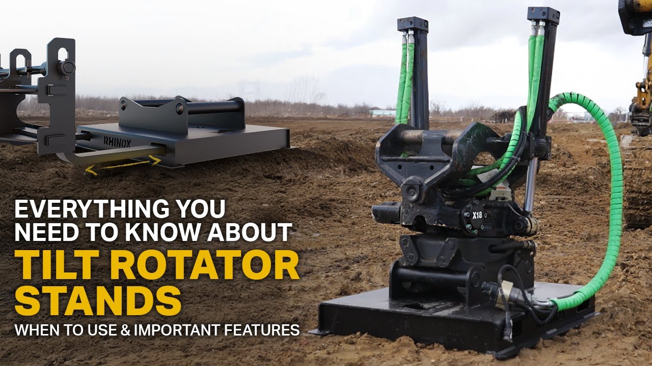 SAFETY STANDS FOR YOUR S60 & S70 TILT ROTATOR - Why do you need one ...