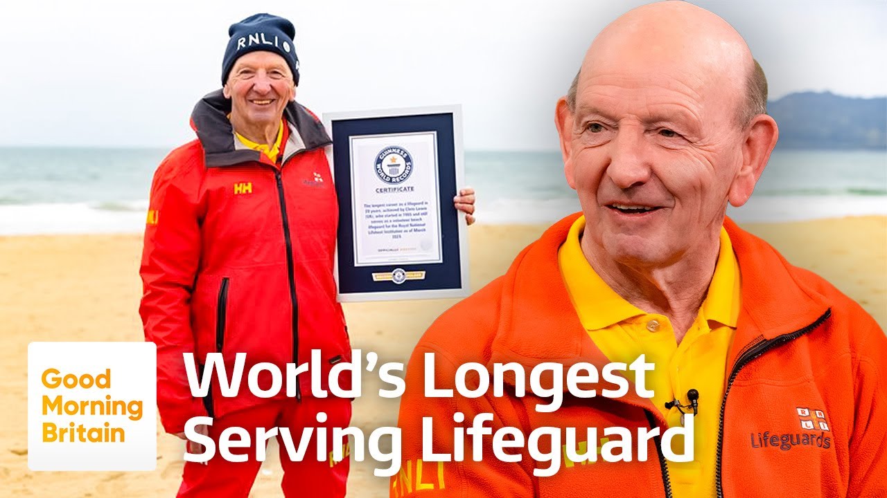 The World's Longest Serving Lifeguard Chris Lewis: Coming to the Aid of ...