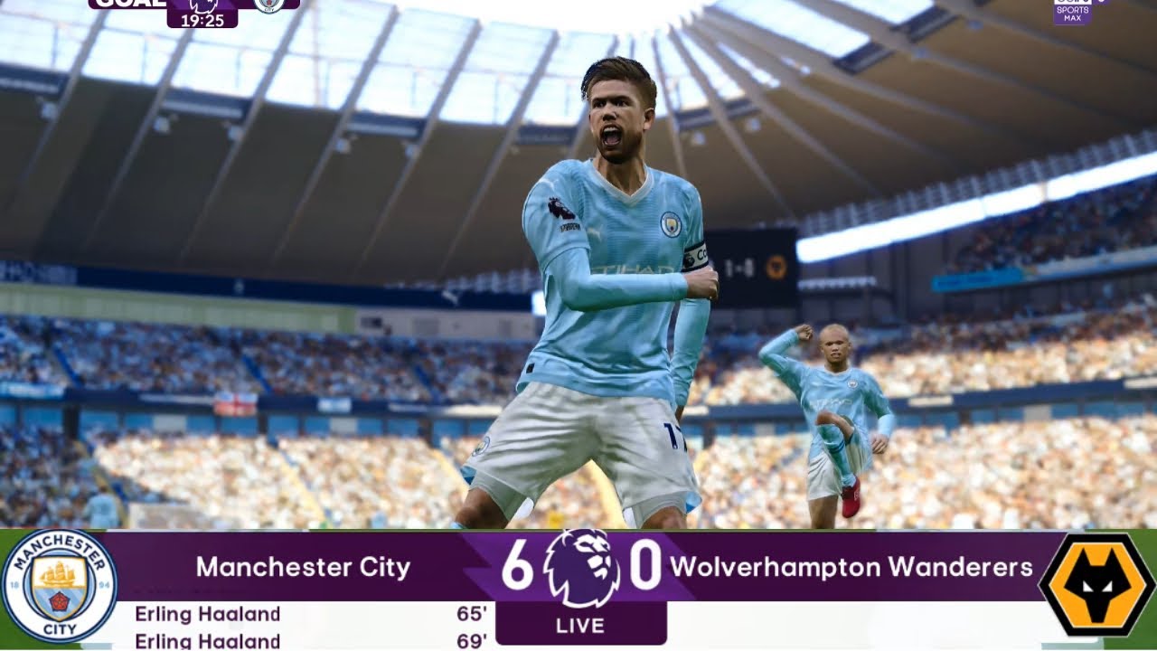 Man City vs Wolves Premier League Title Race Full Match & Highlights ...