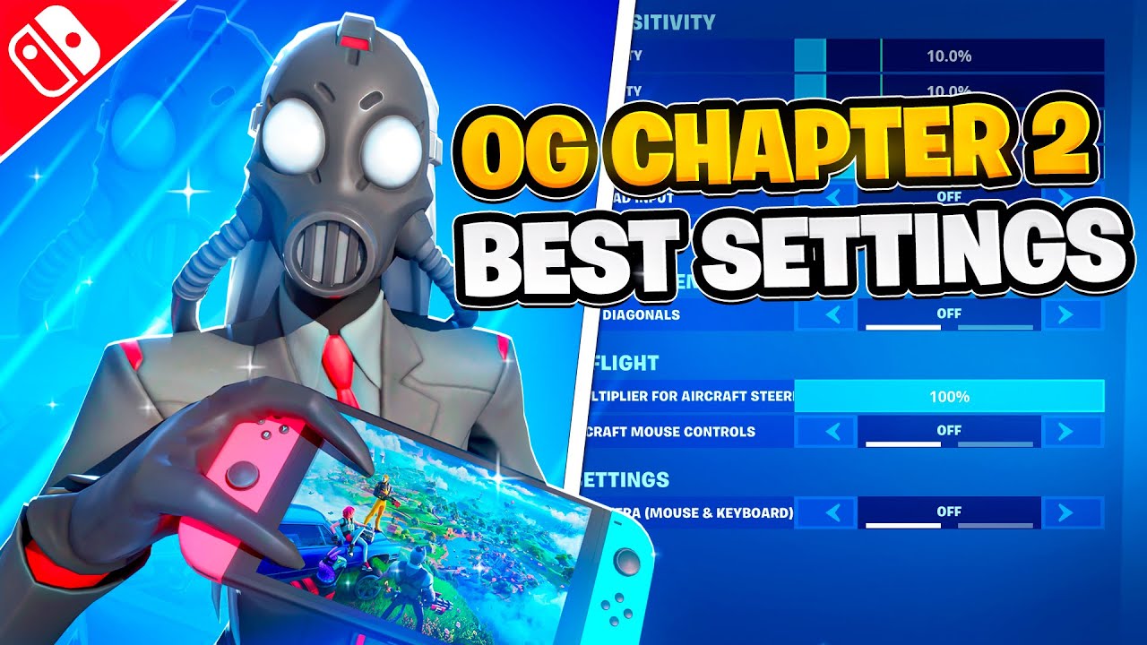 *NEW* BEST OG Chapter 2 Nintendo Switch SETTINGS + Sensitivity ...