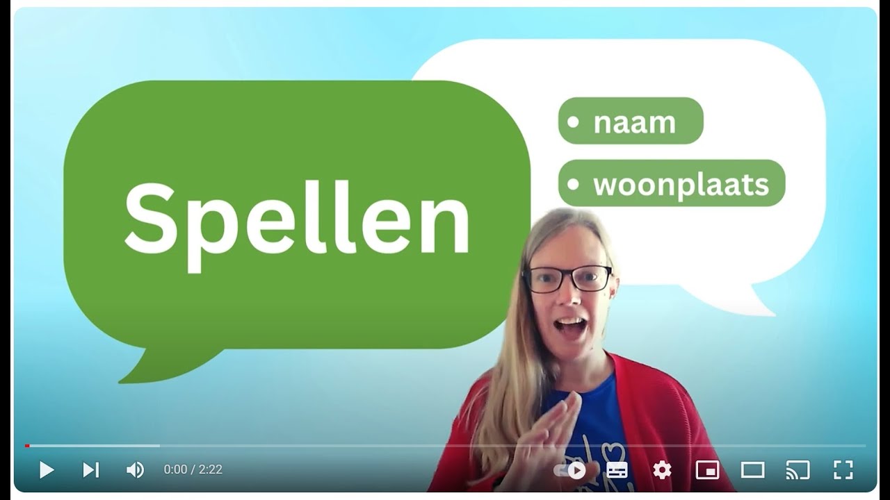 Week 3: Je naam spellen - YouTube