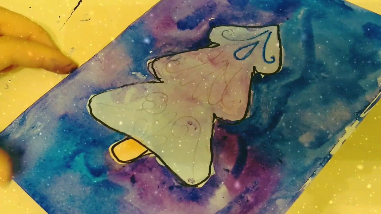 Новогодние открытки DIY - YouTube