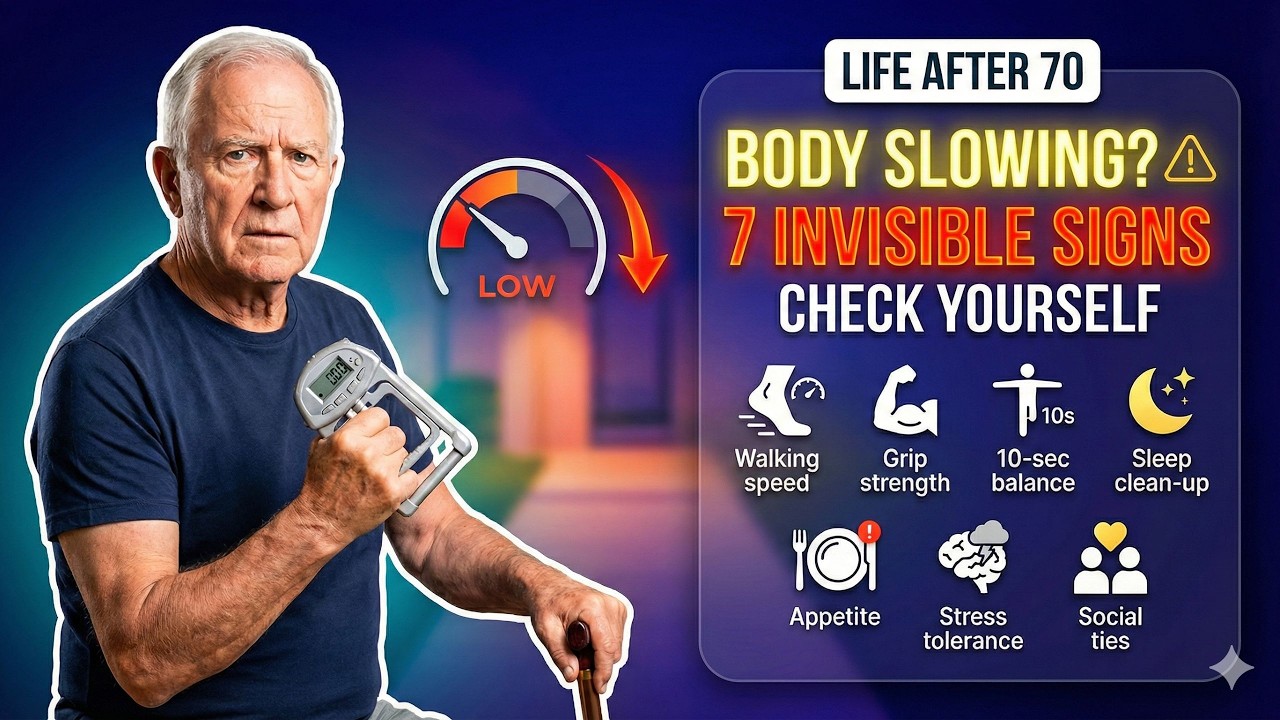 Life After 70: The Invisible Signs Your Body is Slowing Down | Elderly ...
