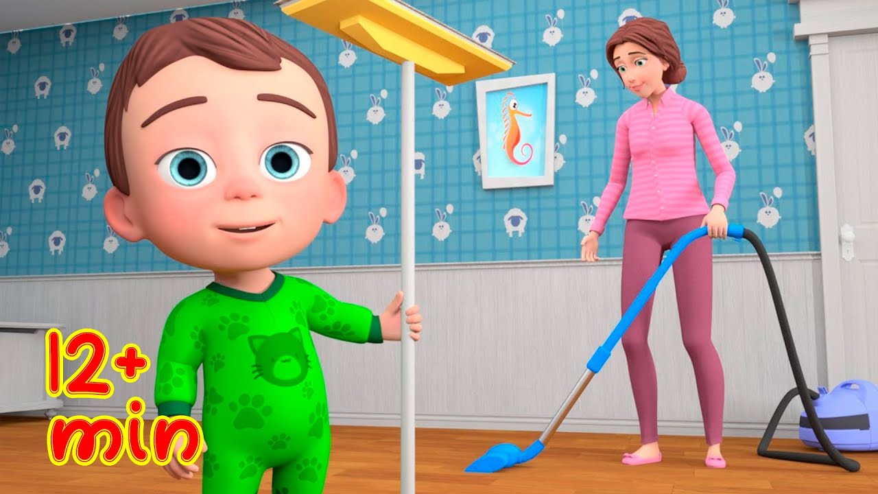 Clean Up Song | Good Habites | Boo Boo Song + more Sing Along Nursery ...