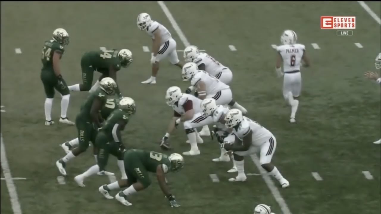 UMass Offensive Line Vs. USF 2018 - YouTube