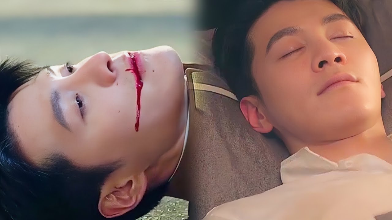 He vomited blood badly after being shot. - sick male lead cdrama - YouTube