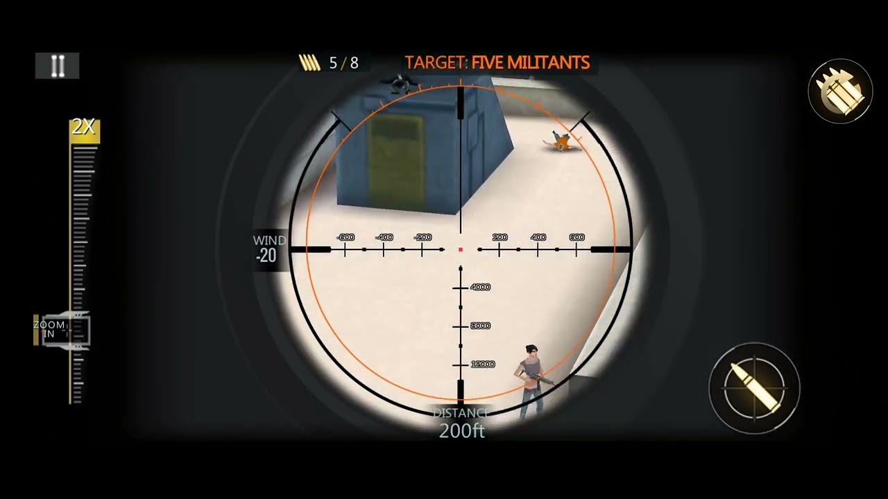 Sniper Frontier 3D Hilton City Mainline Mission 12 Break one by one, # ...