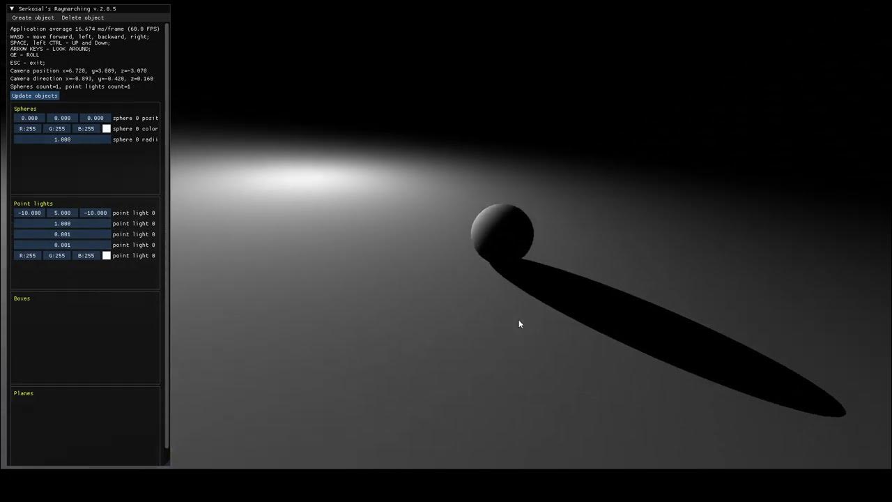 C++ OpenGL 3.3 ray marching - YouTube