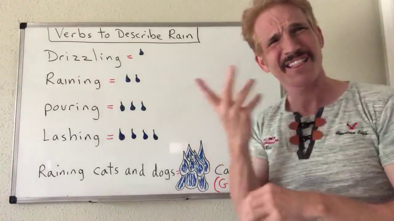 Verbs to Describe Rain - YouTube