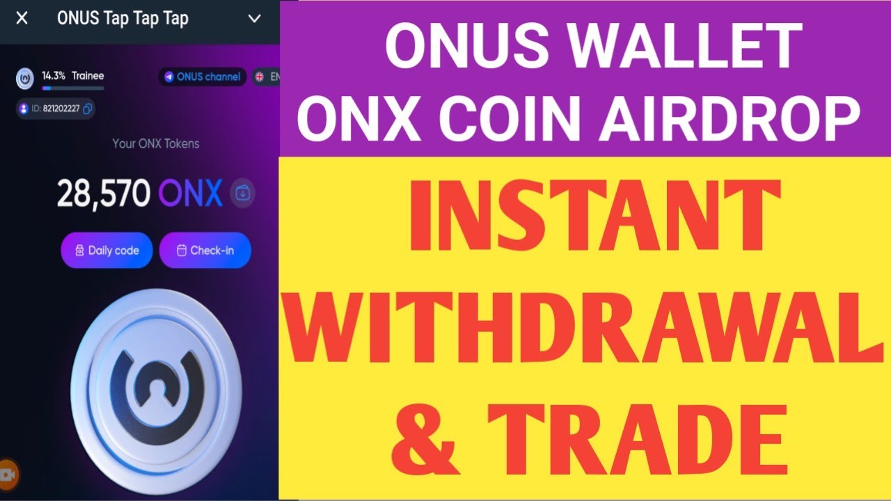 Onus Tap Airdrop | ONX Coin Airdrop | ONUS Wallet Airdrop | ONX Coin ...