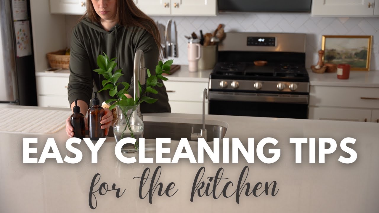 14 Tips For A Clean Kitchen | Clean With Me - YouTube