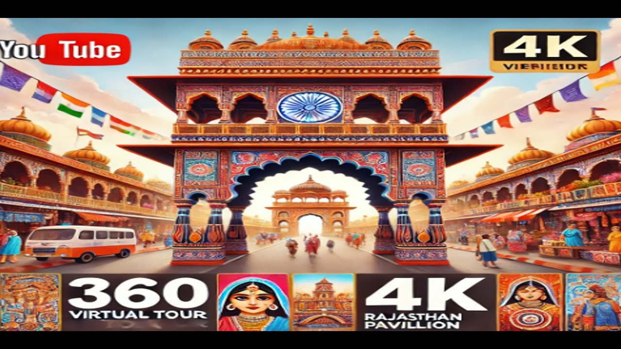 360 Virtual tour | Rajasthan Pavilion India International Trade Fair ...