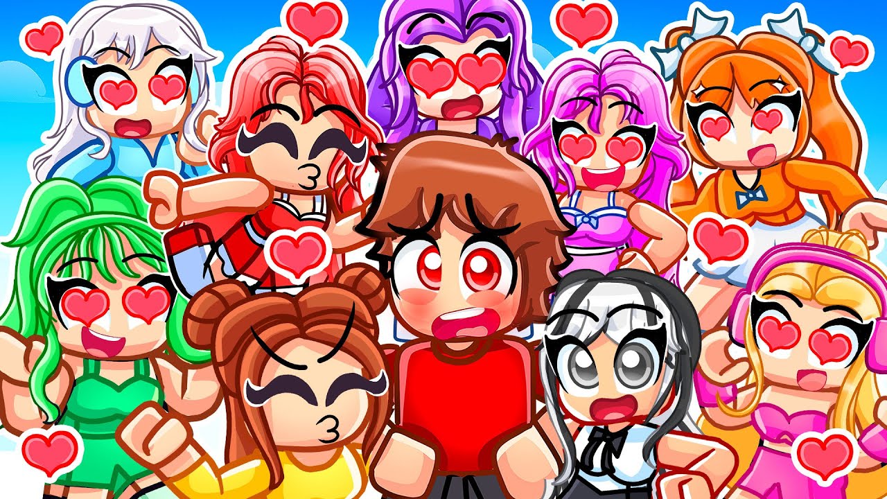 11 Girls Have A Crush On Me In Roblox Rivals... - YouTube