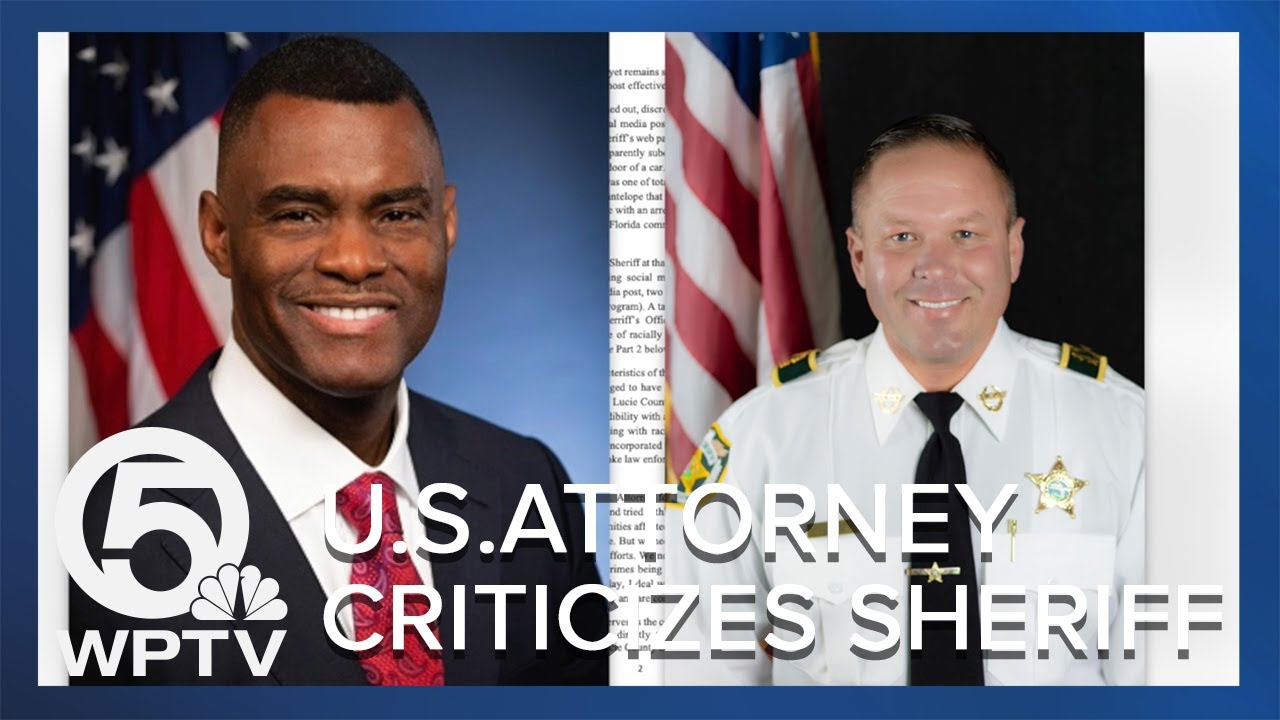 US Attorney criticizes St. Lucie County Sheriff Keith Pearson - YouTube