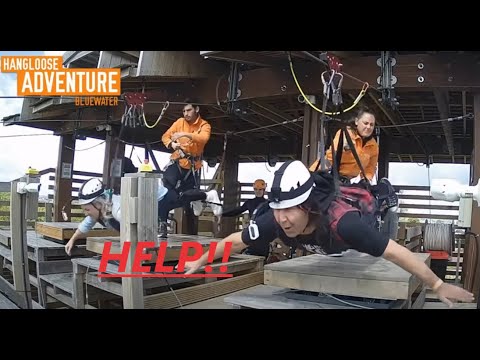 Hangloose Adventure Bluewater - Kent - BEST ZIP LINE - YouTube