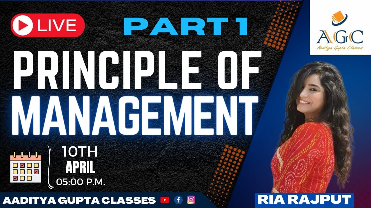 PRINCIPLES OF MANAGEMENT | CCF | NEP | FULL SYLLABUS Marathon | CU ...