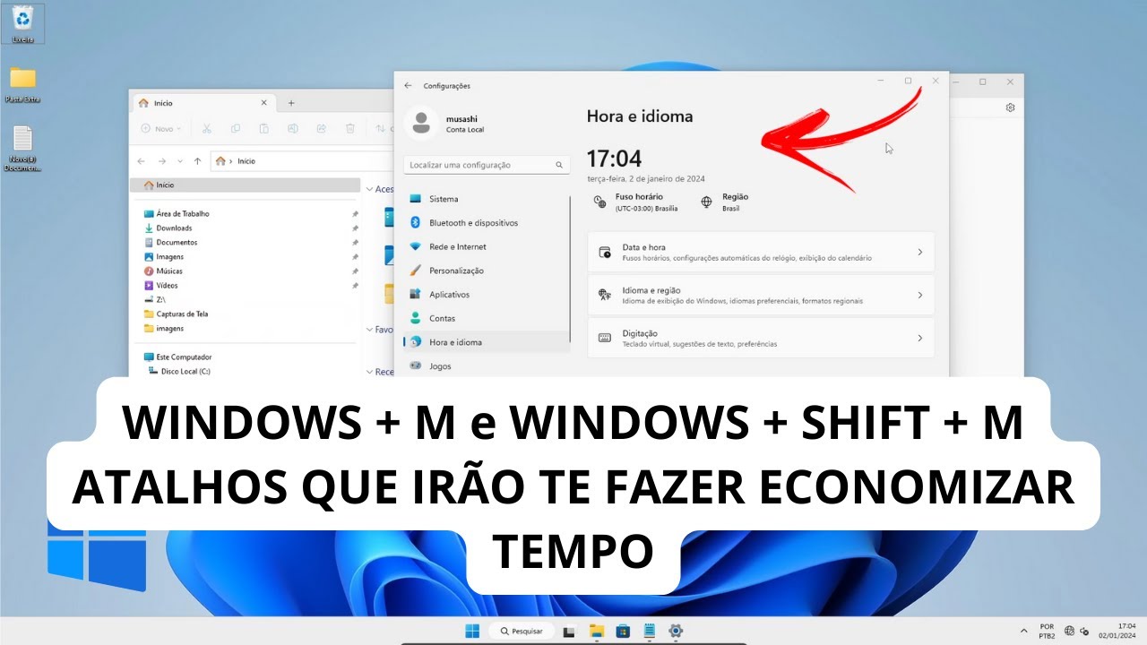 ATALHOS DO WINDOWS 11/10 : Pra Que Serve E Como Usar O Atalho WINDOWS ...