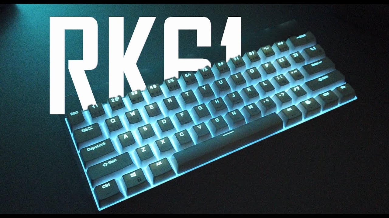 My New Keyboard - RK61 White - YouTube