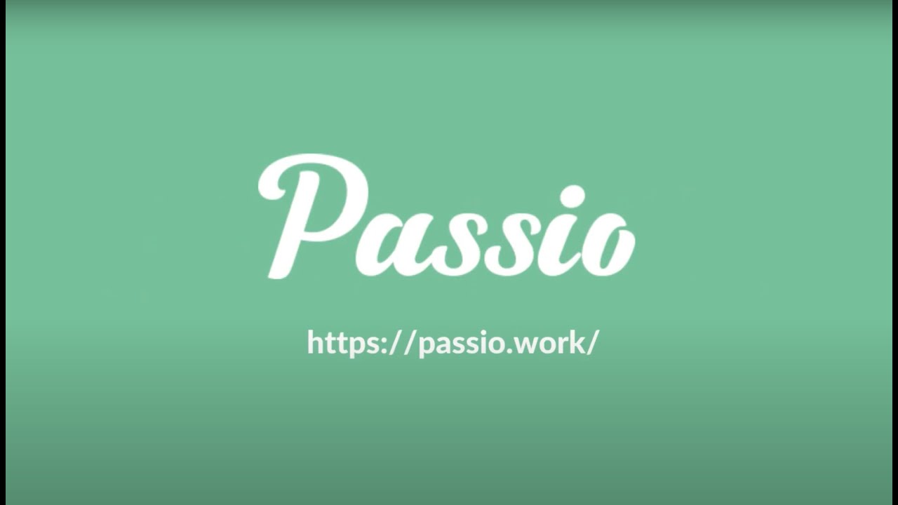 Passio - https://passio.work/ - YouTube