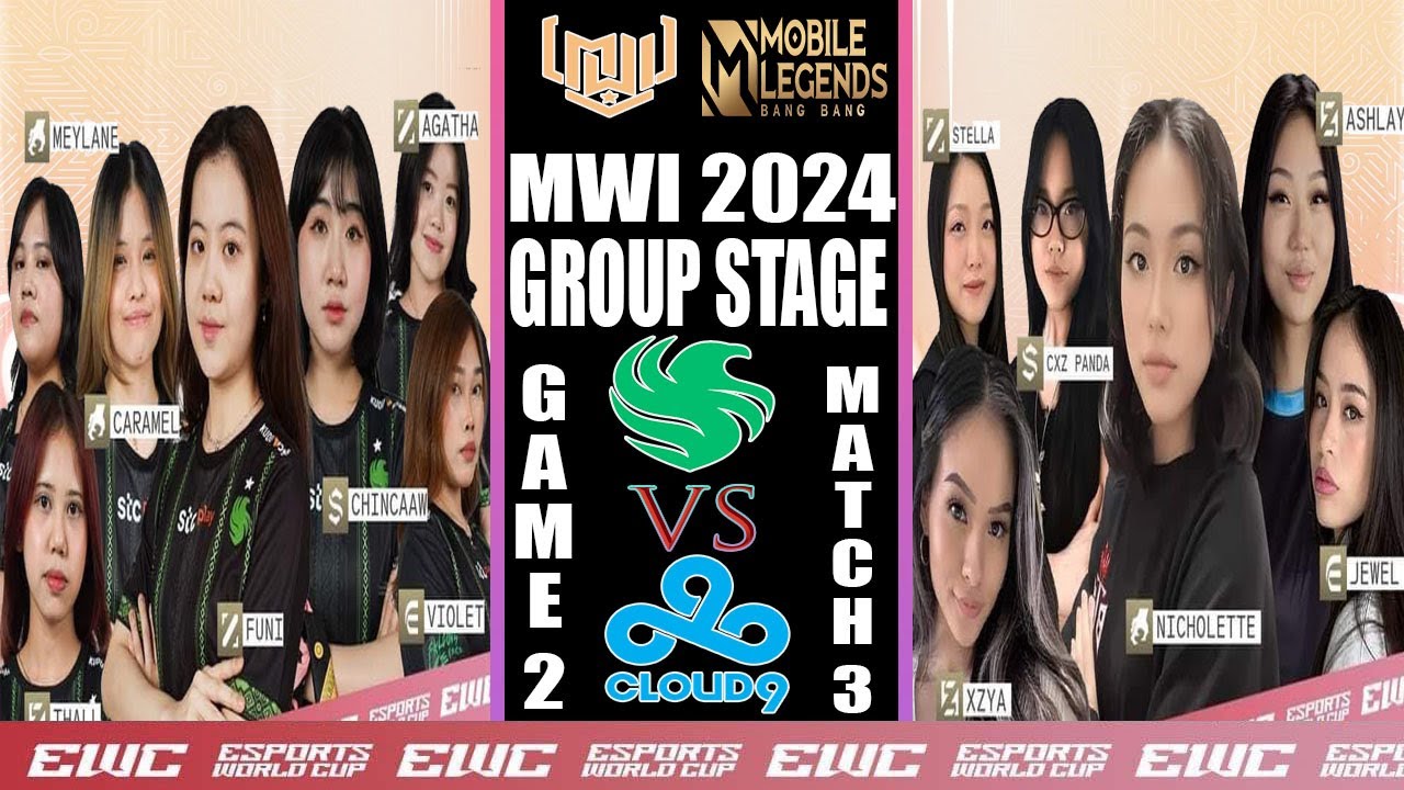 TEAM FALCONS VEGA VS CLOUD 9 | GAME 2 GROUP STAGE | MWI 2024 X EWC ...