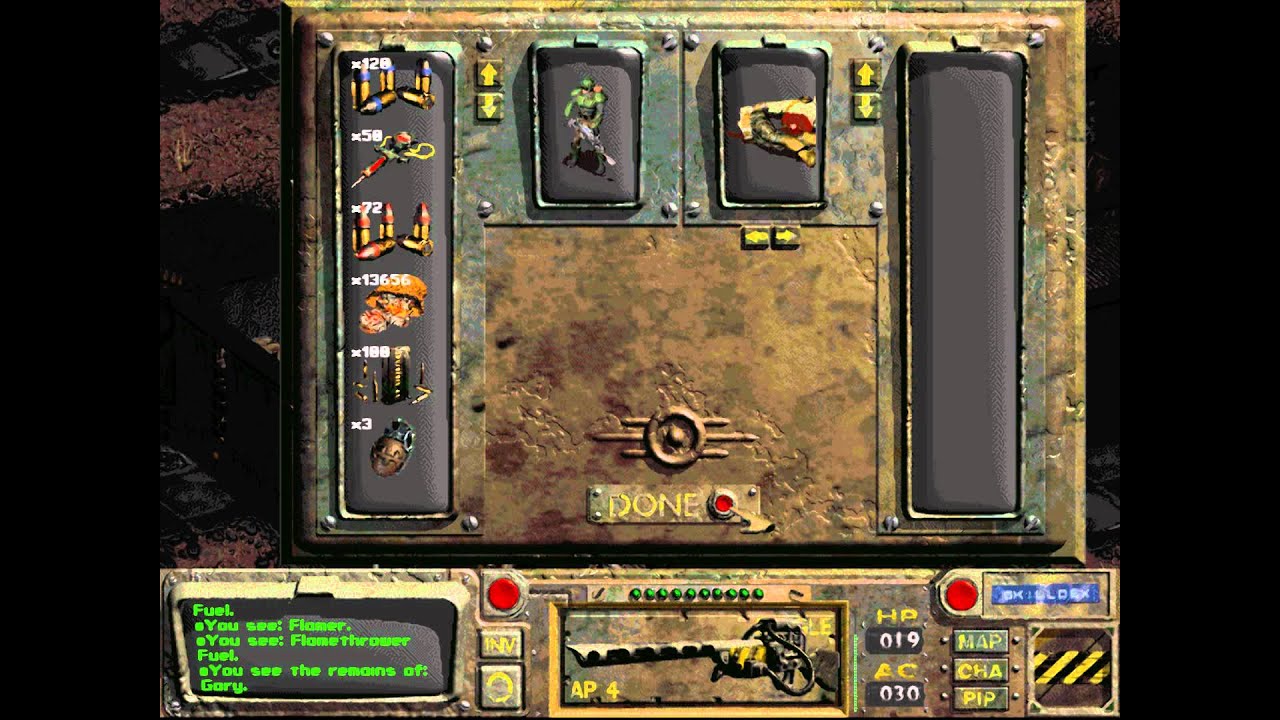 FALLOUT 1 - gameplay part 107 - hardest difficulty - RXQ79 - YouTube