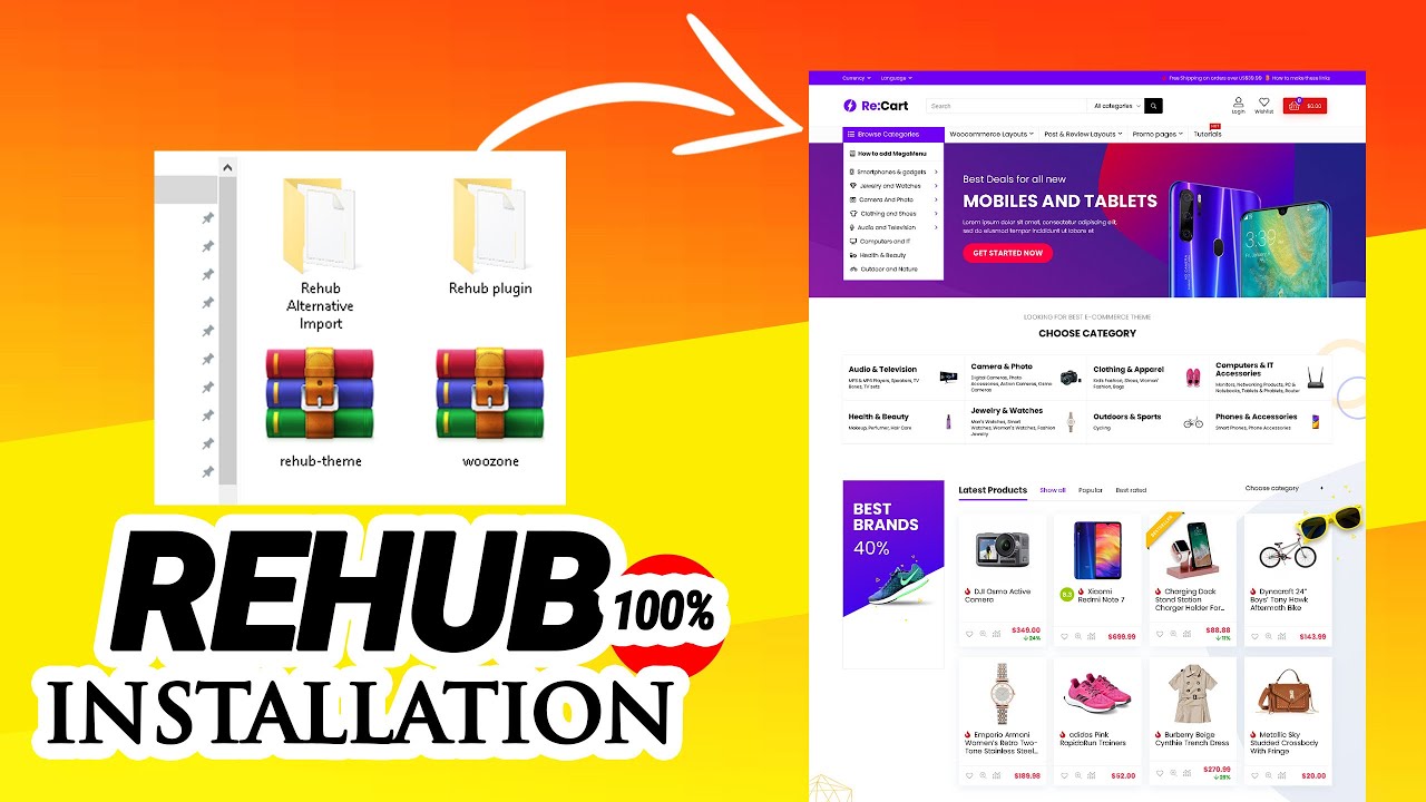Rehub theme installation tutorial in Hindi | Best affiliate marketing ...
