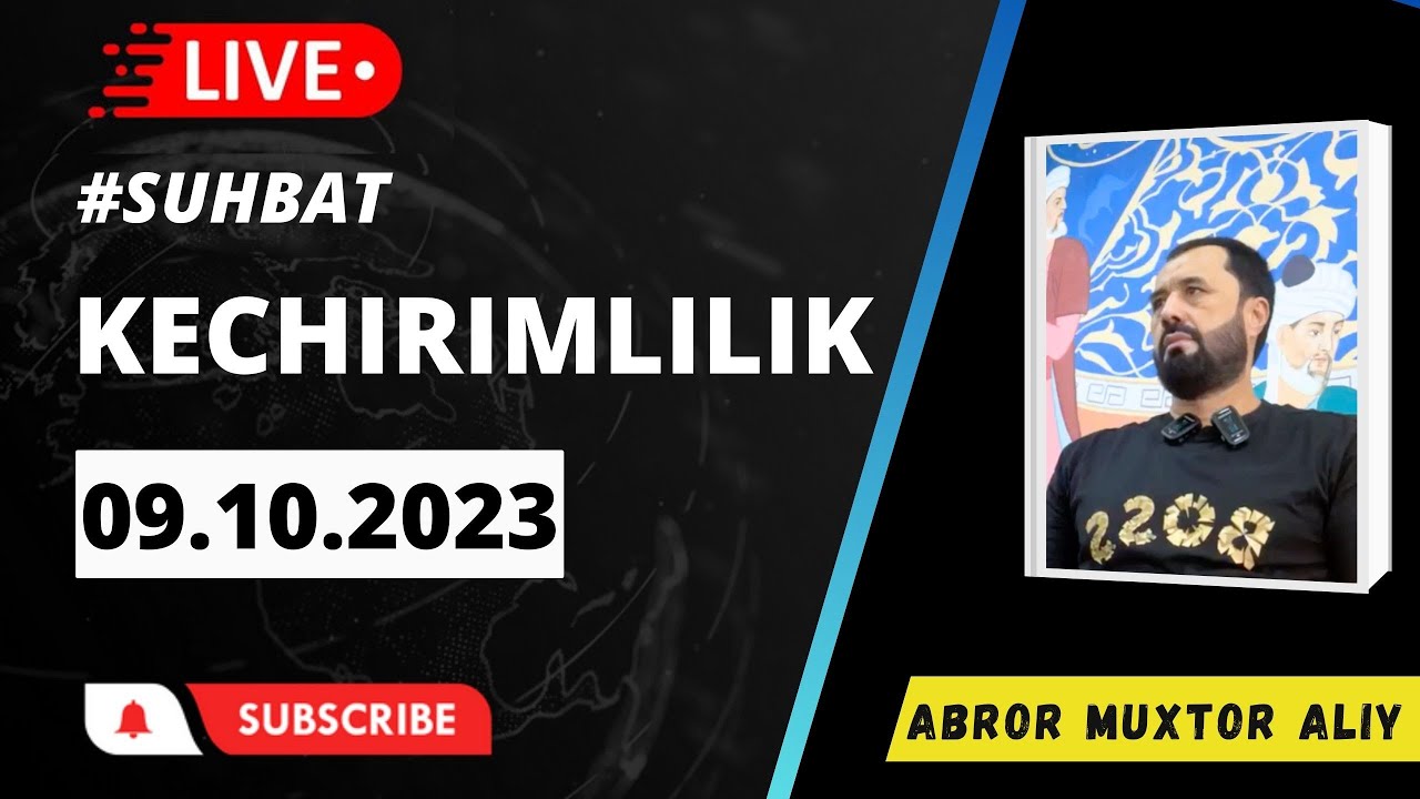 #SUHBAT • Kechirimlilik haqida © Abror Muxtor Aliy @abrormuxtoraliy ...