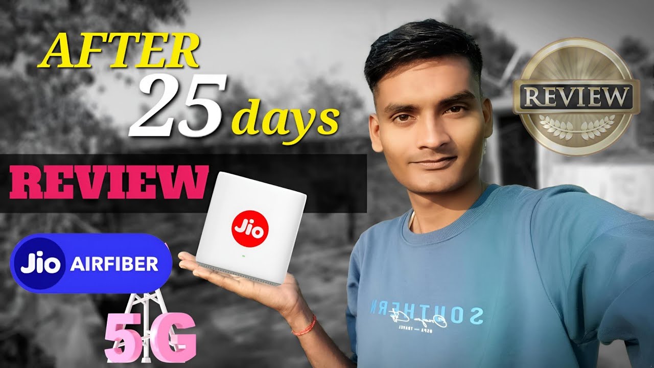 Jio Airfiber-5g REVIEW After 25-days | Jio airfiber all details - YouTube