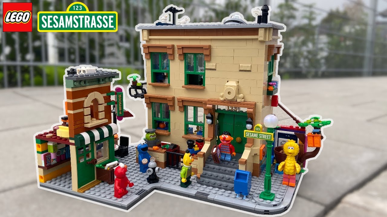 Revolutionär: LEGO Ideas "Sesamstraße" Review! | Set 21324 mit Ernie ...